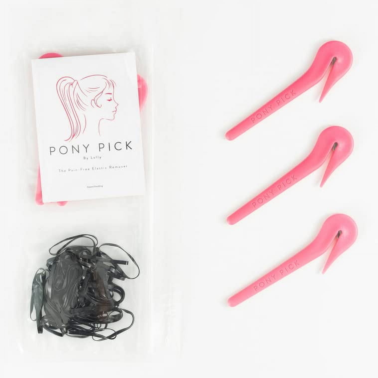 THE PONY PICK By Lolly - Elastic Rubber Bands Cutter for Hair - Elastic ...