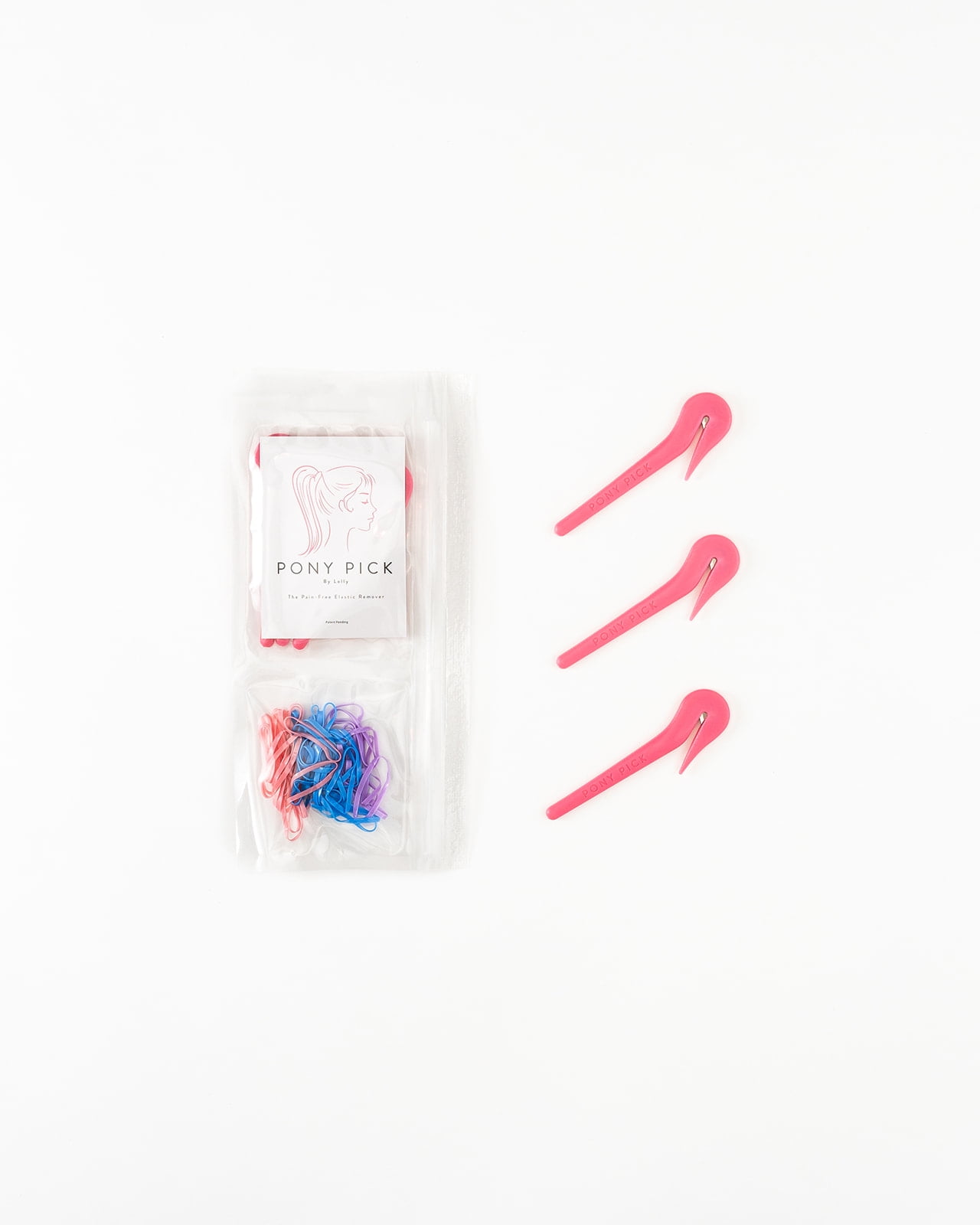 THE PONY PICK By Lolly - Elastic Rubber Bands Cutter for Hair/Elastic ...
