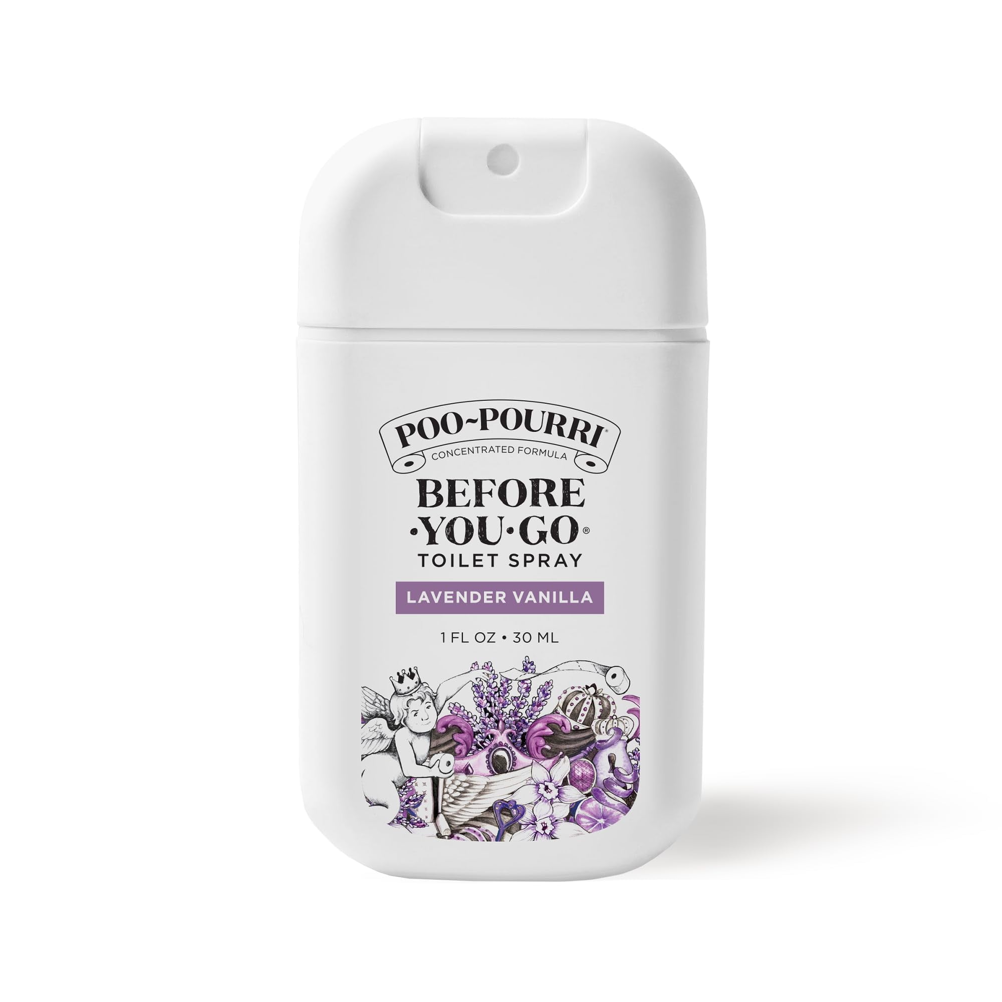 POO-POURRI BEFORE-YOU-GO LAVENDER VANILLA TOILET SPRAY 1 FL OZ ...
