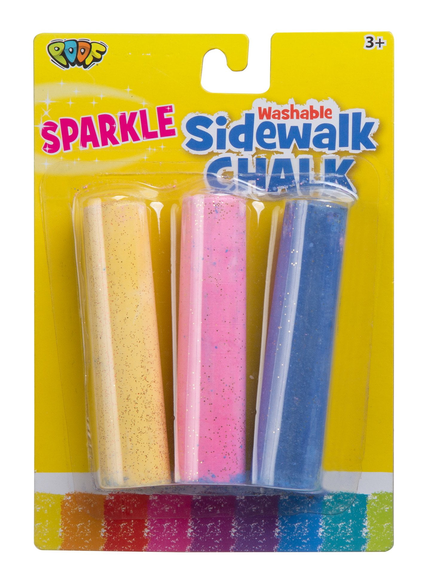 POOF Sidewalk Chalks, Sparkle Chalk - Walmart.com