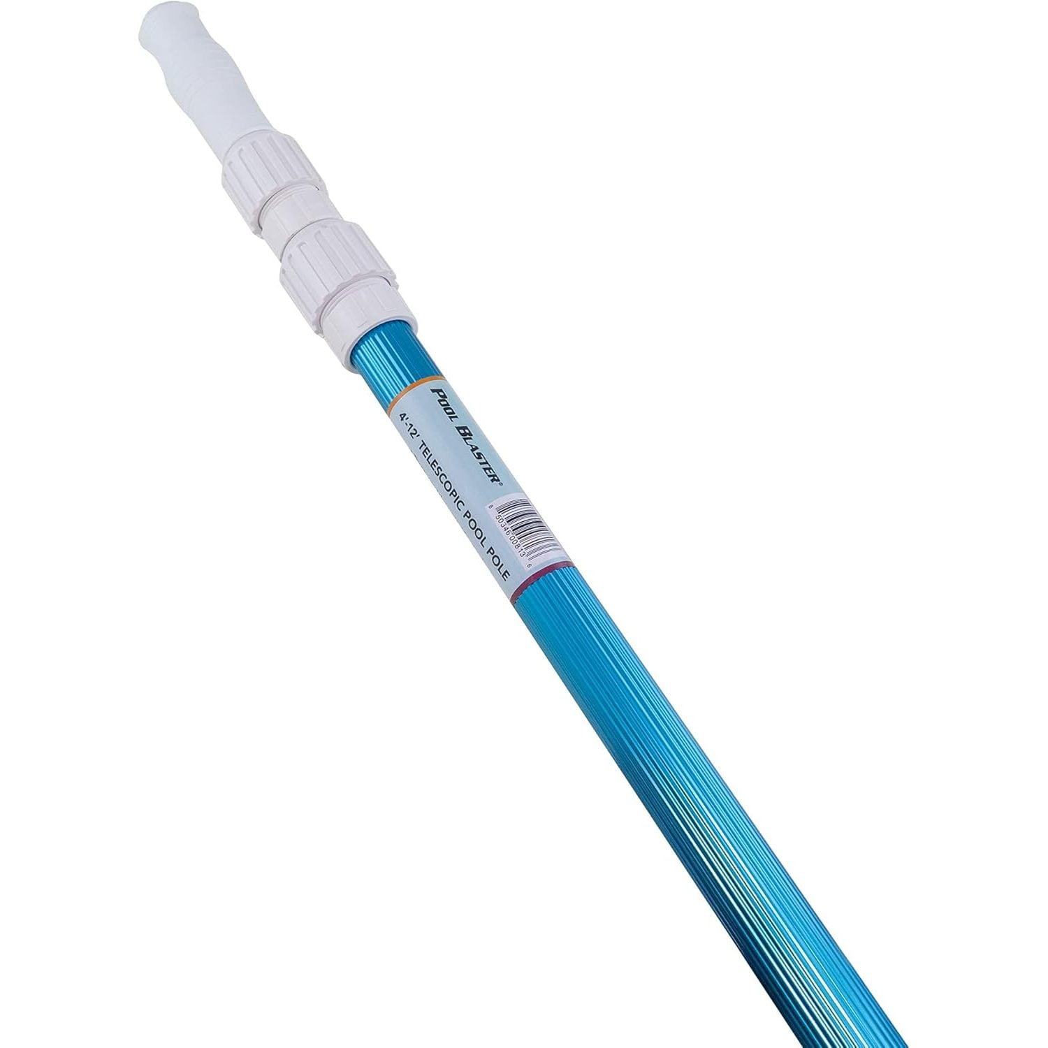 POOL BLASTER 12 Foot Telescopic Aluminum Swimming Pool Pole, Adjustable ...