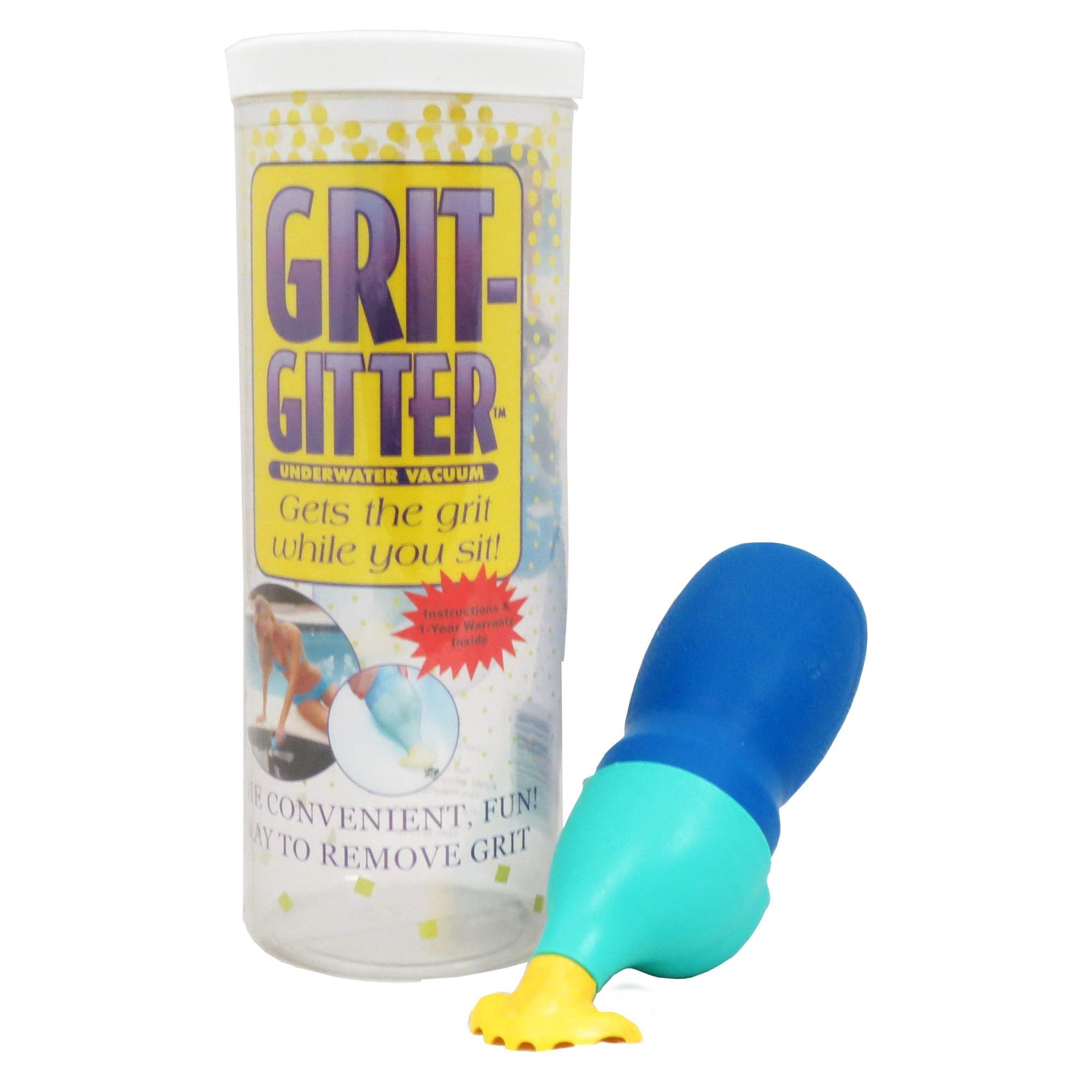 Water Tech POOL BLASTER Grit-Gitter Manual Spa and Pool Vacuum Cleaner ...