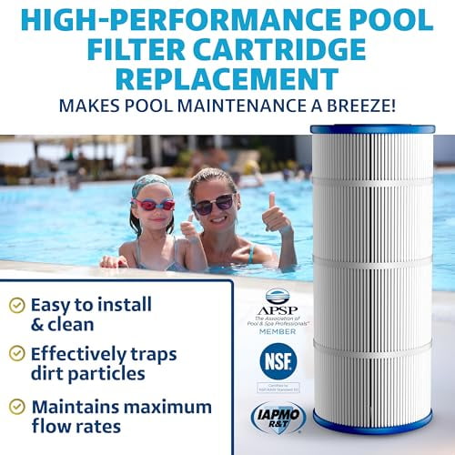 POOL FILTER CARTRIDGE LQ100 100 SqF Replaces Pentair Clean & Clear 100 ...