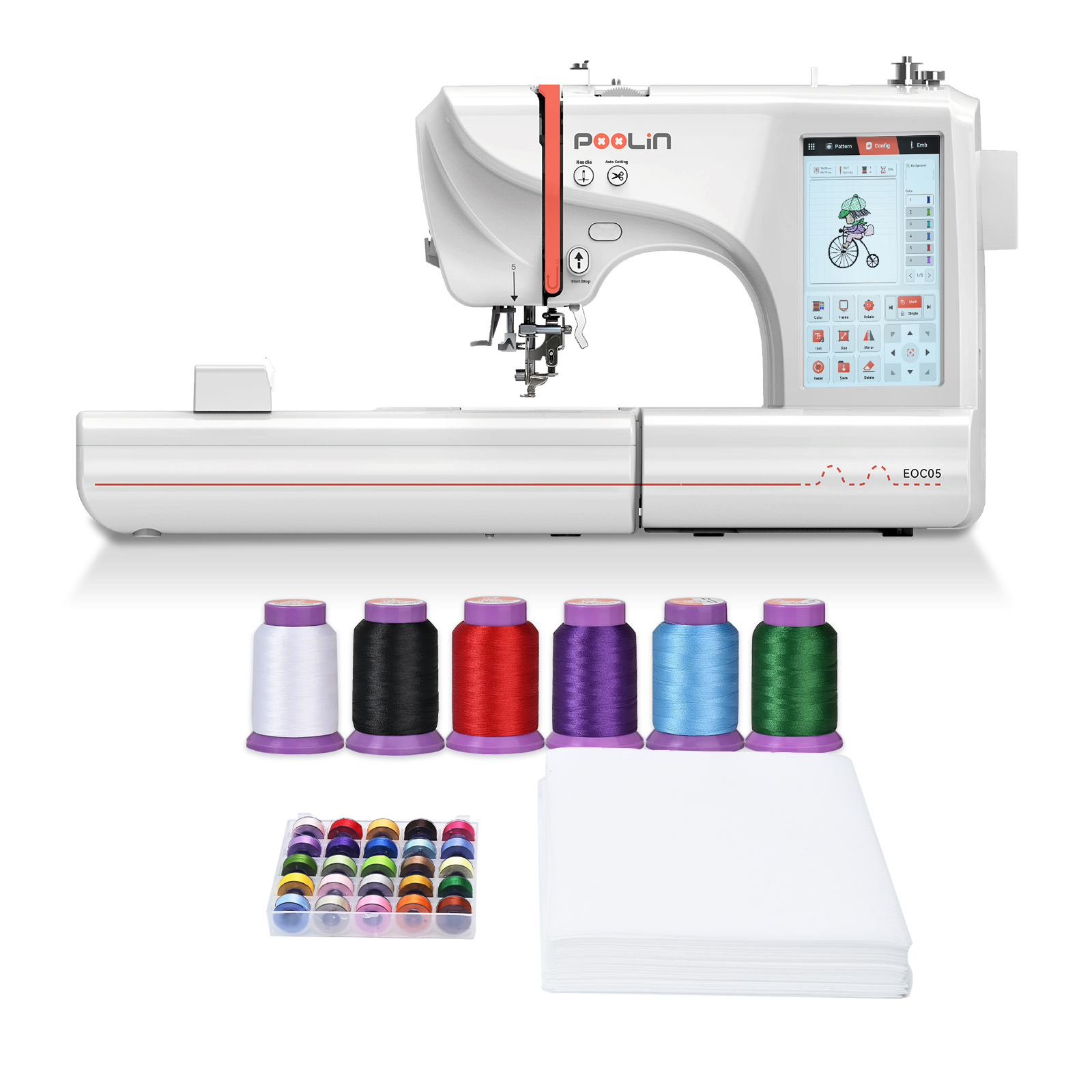 Janome Memory Craft 500E Embroidery Machine with Exclusive Bonus Bundle - Walmart.com