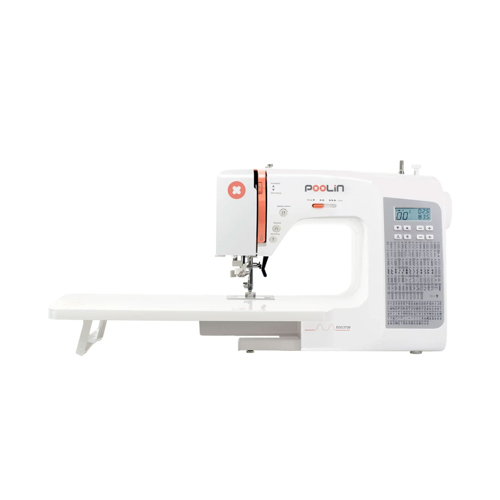 POOLIN EOC2720 Heavy Duty Homeuse Computerized Sewing Machine with 293 ...