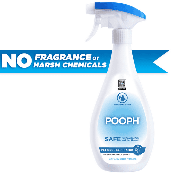 Pooph Pet Odor Eliminator Deodorizer, Instantly Rids Cat Urine Smell ...