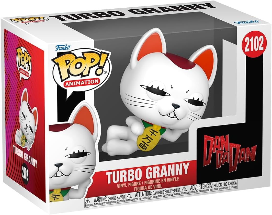 Funko, POP Animation, DANDADAN Turbo Granny, Vinyl Mini-figure ...