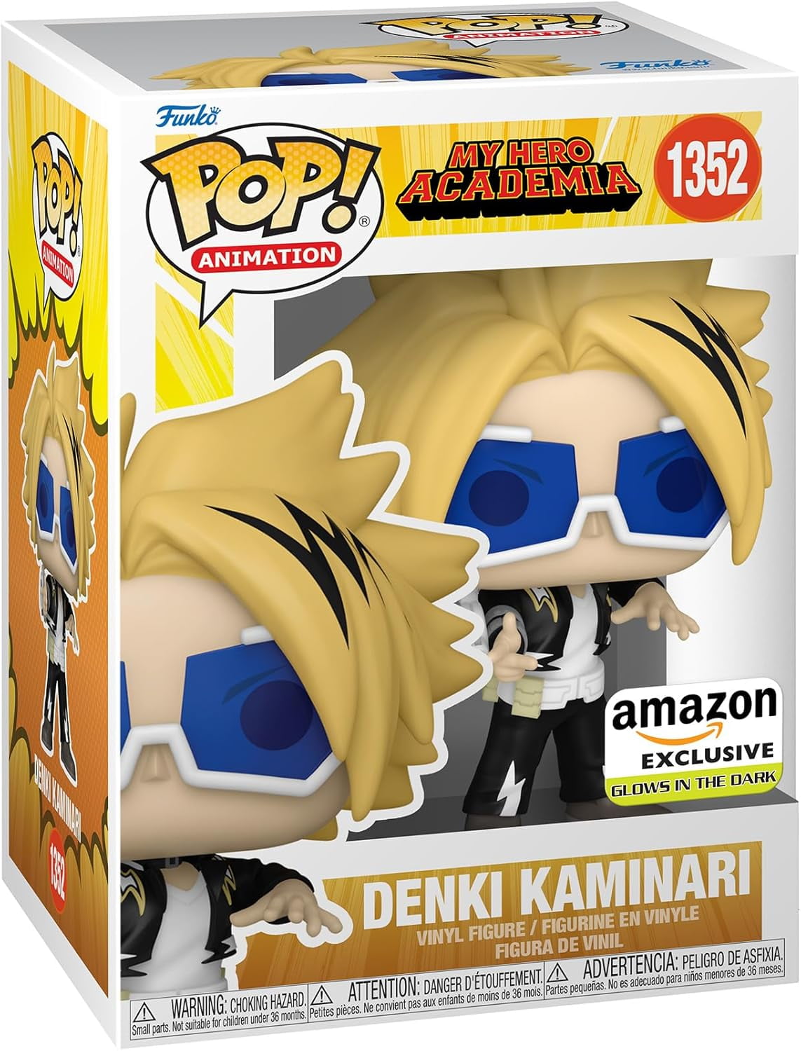 POP! Animation: MHA - Denki Kaminari - Glow in The Dark - My Hero ...