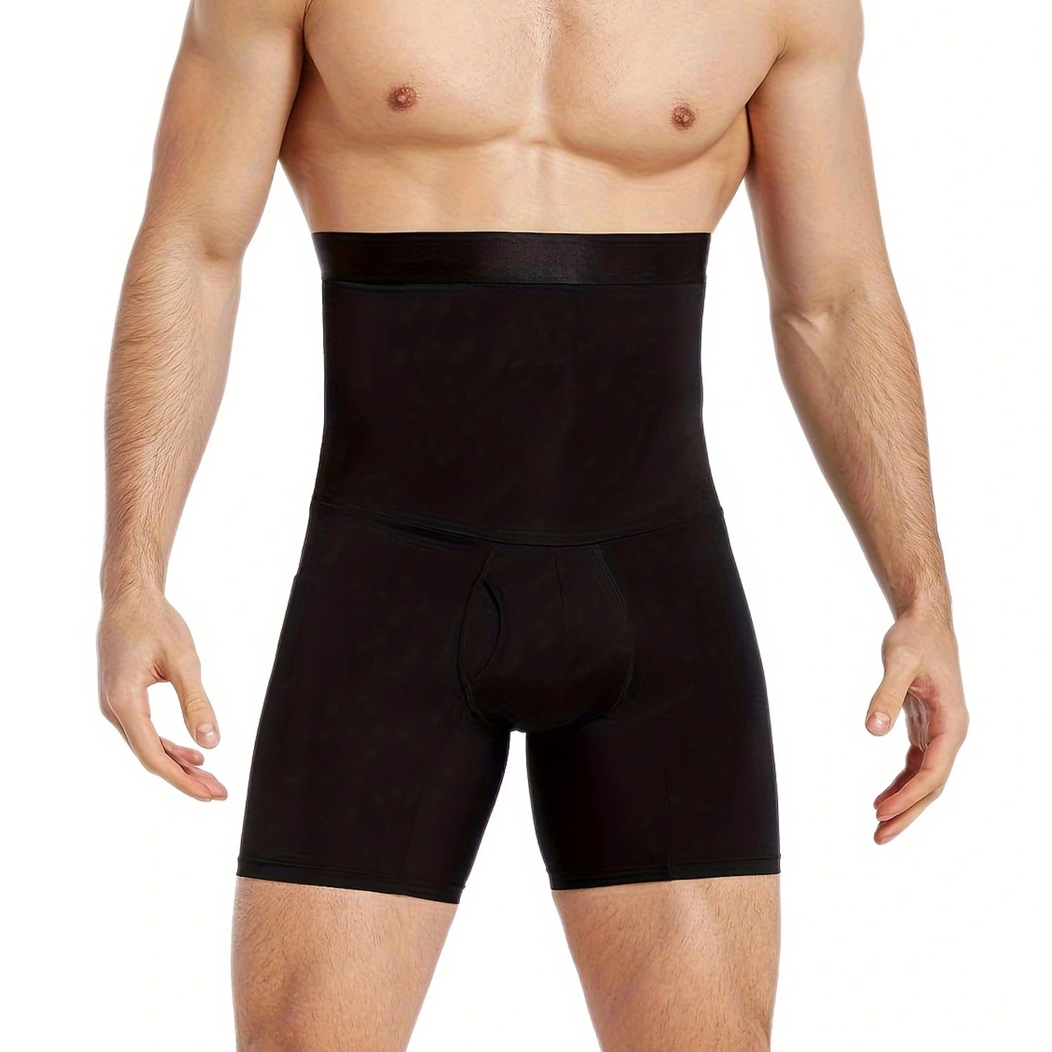 POP CLOSETS Men Tummy Control Boxer Shorts High Waist Compression ...