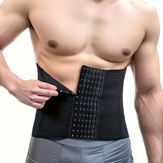 POP CLOSETS Waist Trainer for Men Lower Belly Tummy Control Body Shaper ...