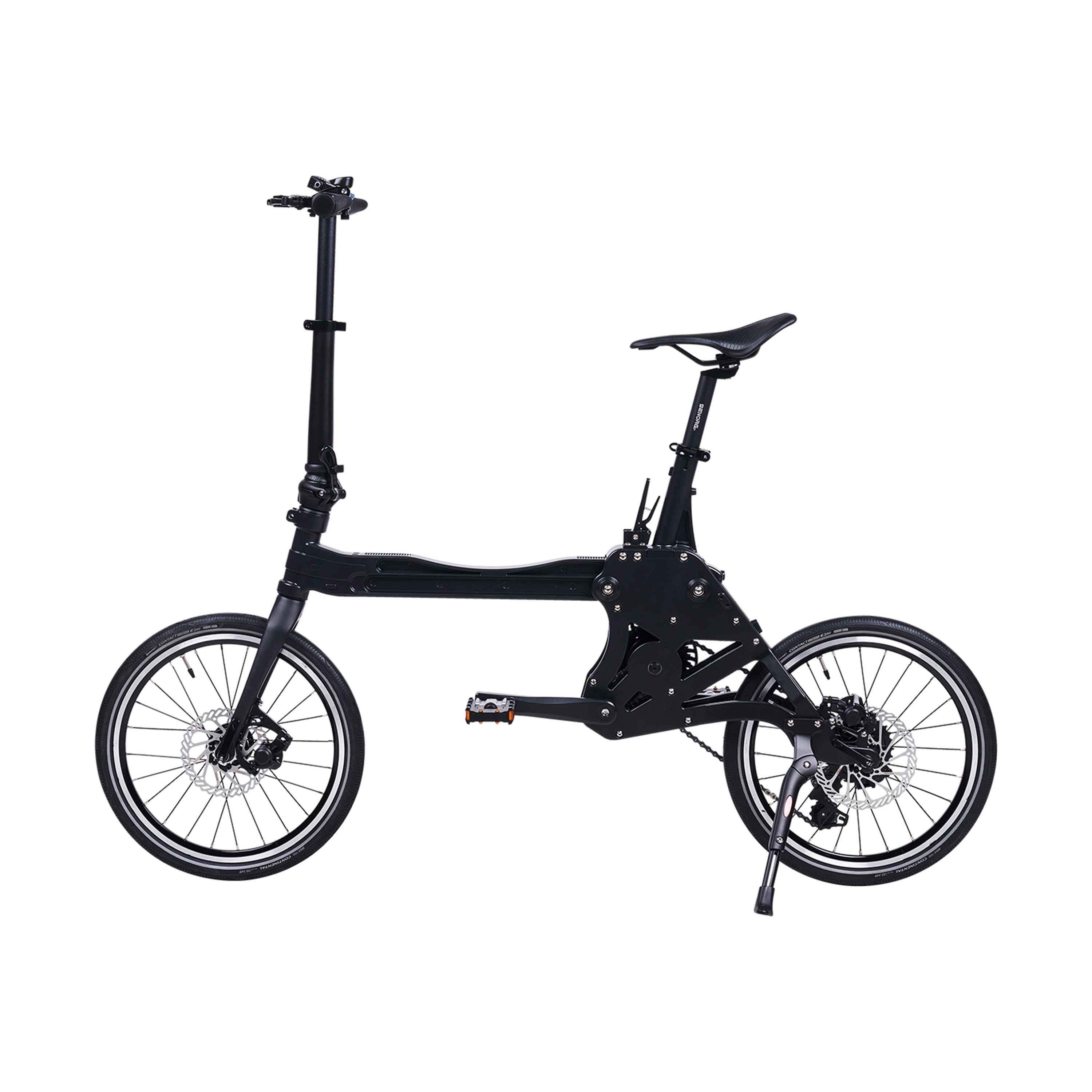 POP-CYCLE user-customizable bicycle featuring a slide-type folding ...