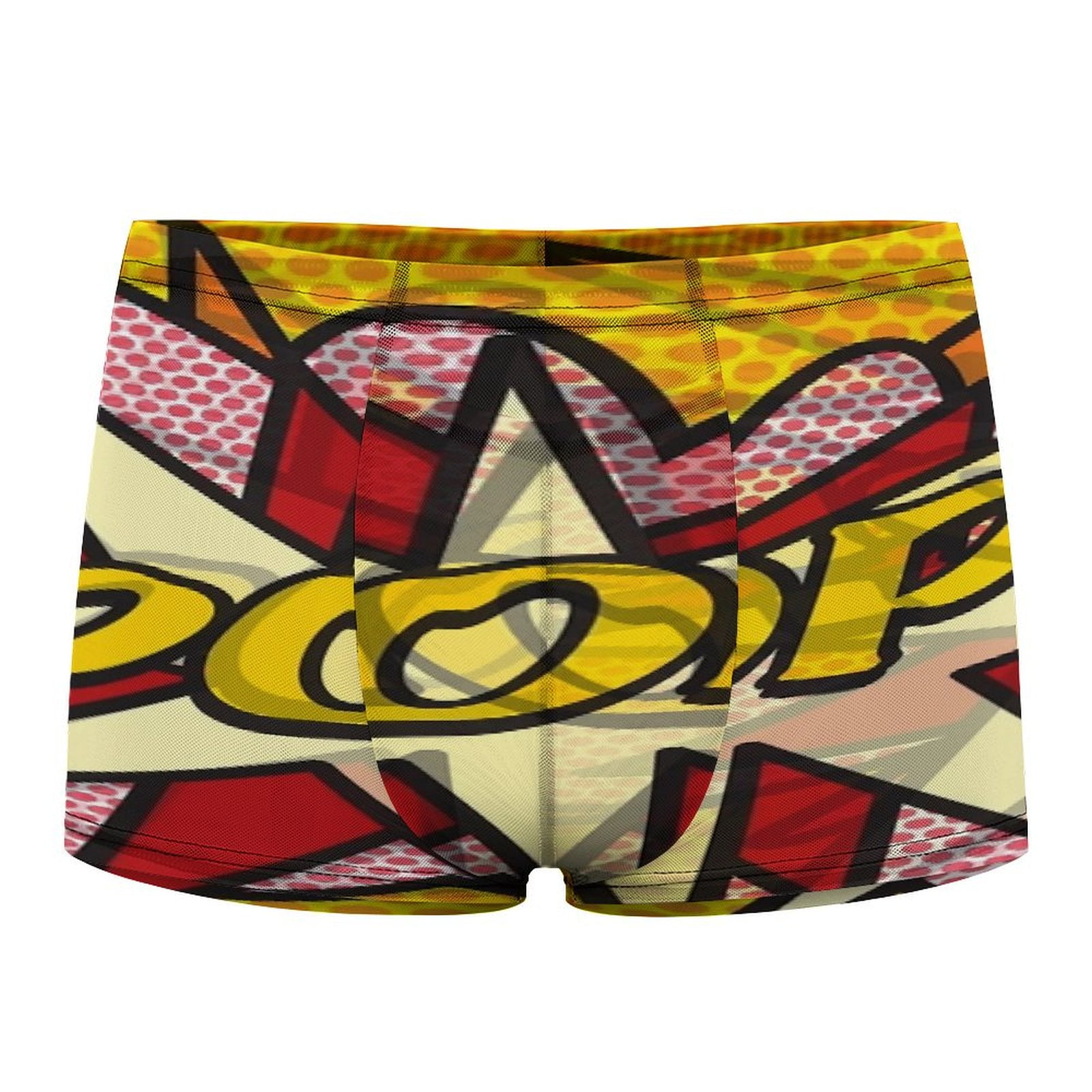 POP Comic Book Pop Art Cool Retro Trendy Men's Mesh Boxer Briefs ...