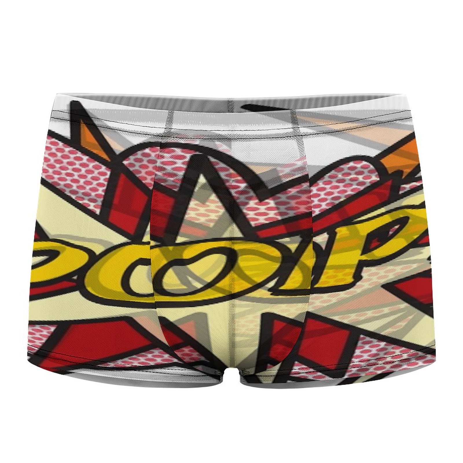 POP Comic Book Pop Art Flash Cool Graphic Men's Mesh Boxer Briefs ...