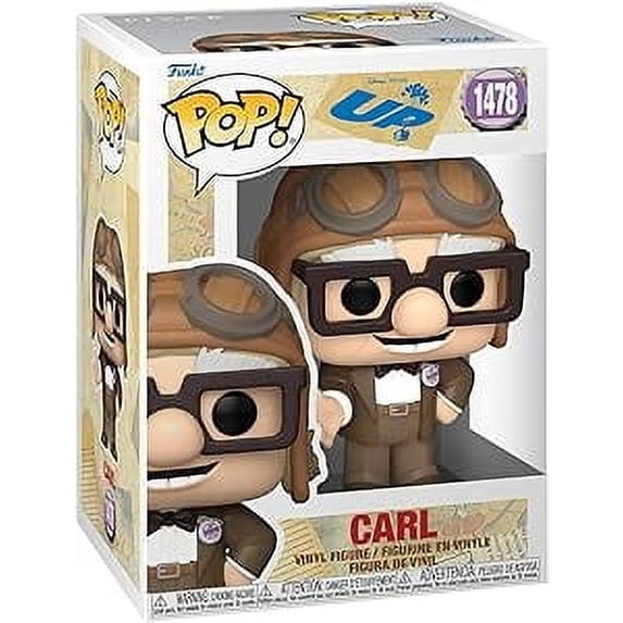 Funko, POP Disney: UP S2 Carl, 3.95 in vinyl figure, collectible ...