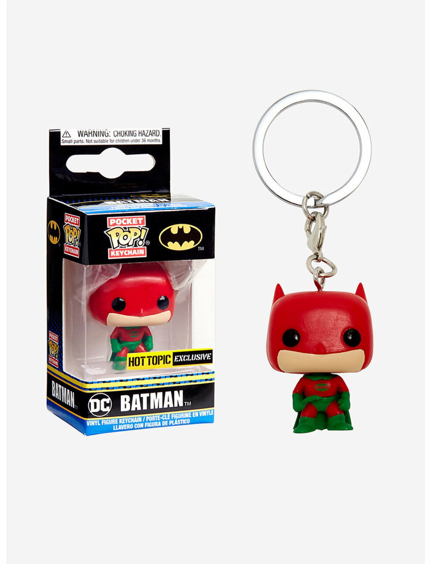 POP! Keychains: Heroes (Batman), Batman (Holiday) Exclusive - Walmart.com