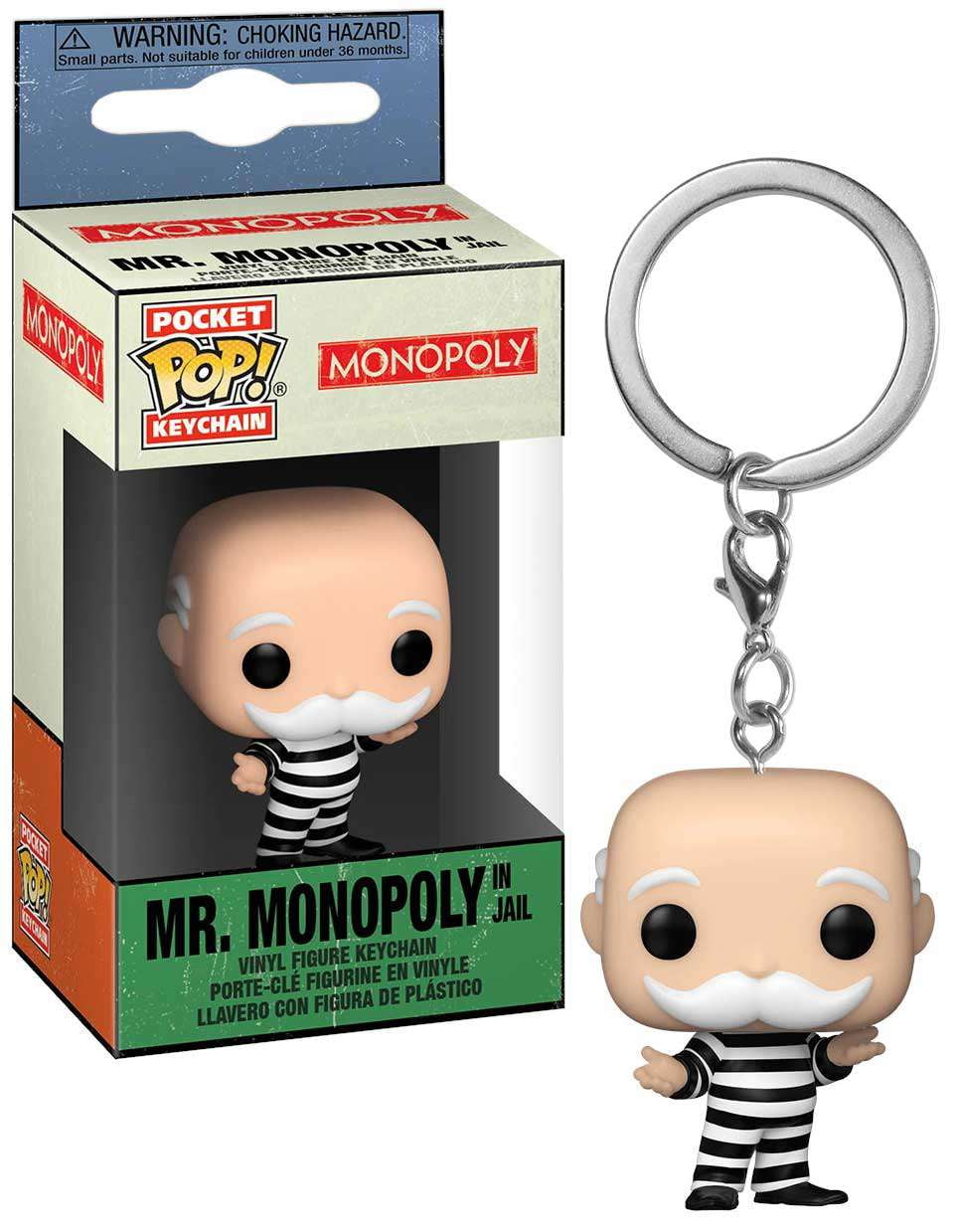 POP! Keychains: Retro Toys (Monopoly), Mr. Monopoly (Jail) - Walmart.com