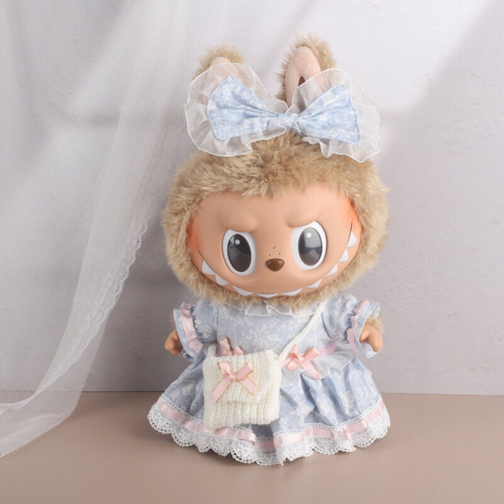 POP MART 38CM LABUBU The Monsters Plush Doll Mini Pretty Dress for ...