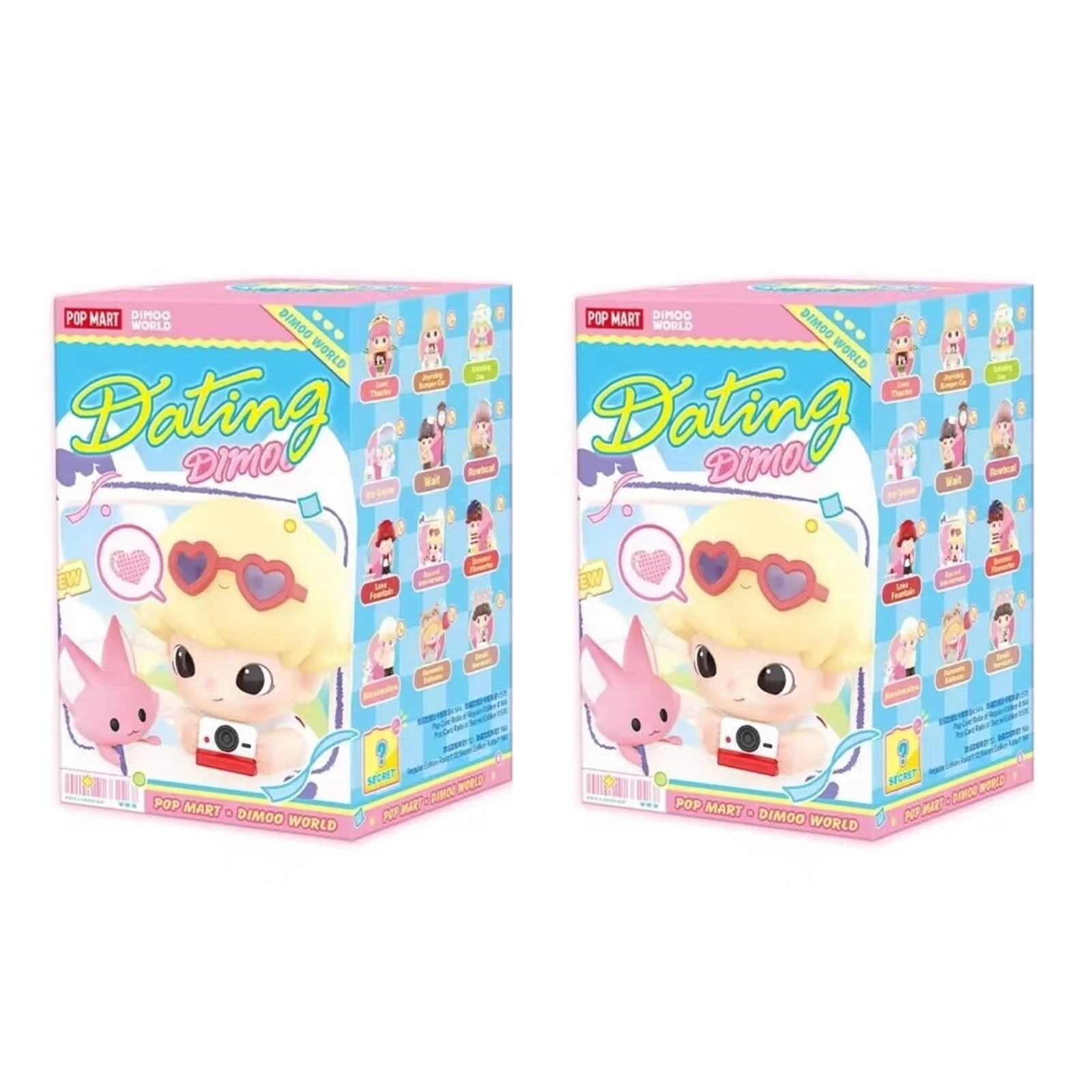 POP MART Dimoo Dating Day Series Unopened Blind Box Figure Toys Desktop ...