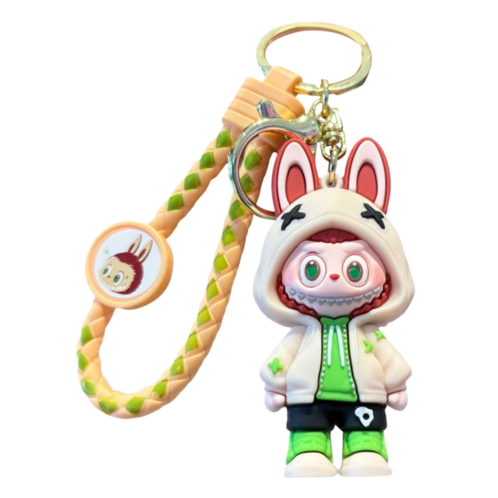 POP MART LABUBU Adorable Decor PVC Collectible Charm Keychain for Bags ...