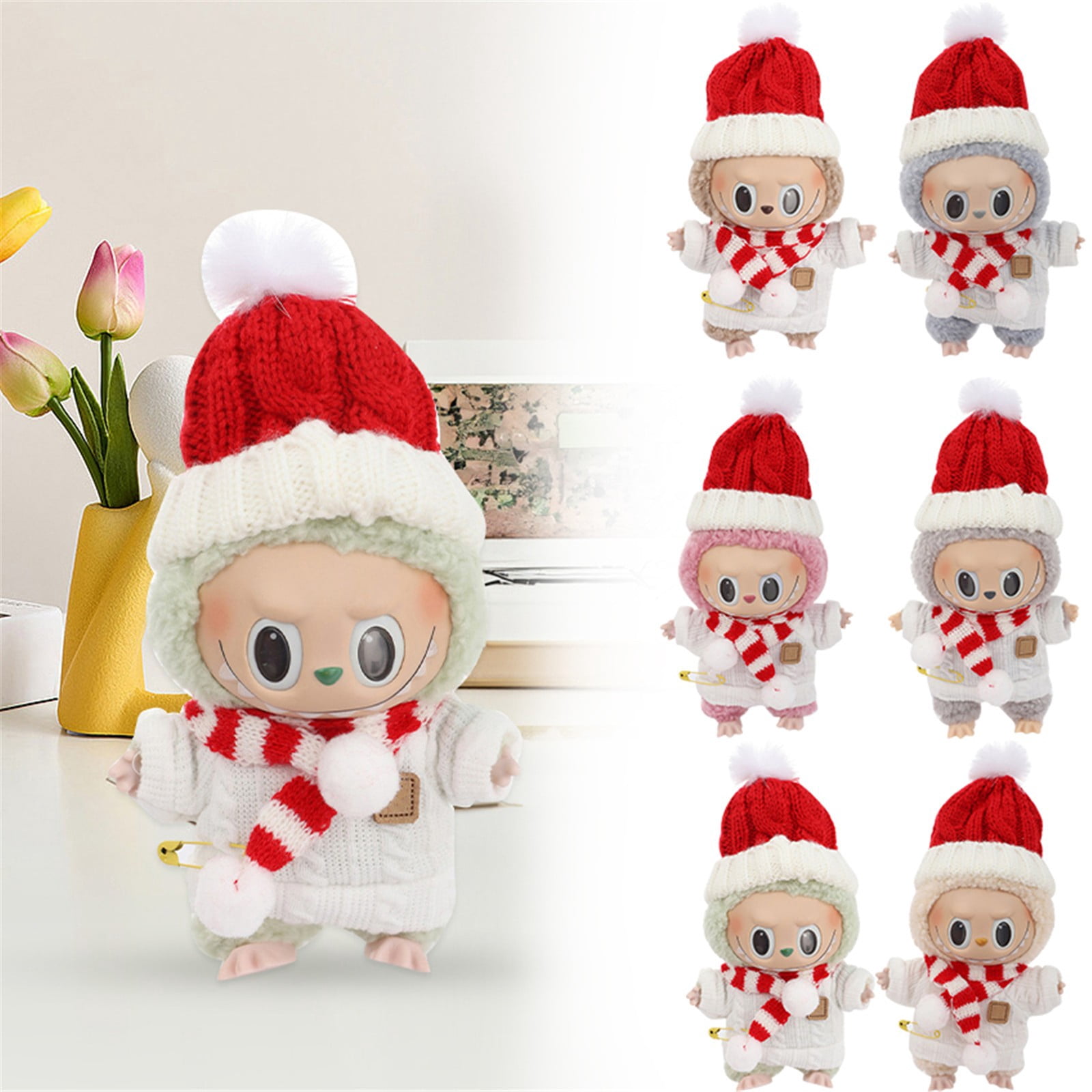 POP MART LABUBU Christmas Exciting Macaron Plush Plush Doll Toy ...
