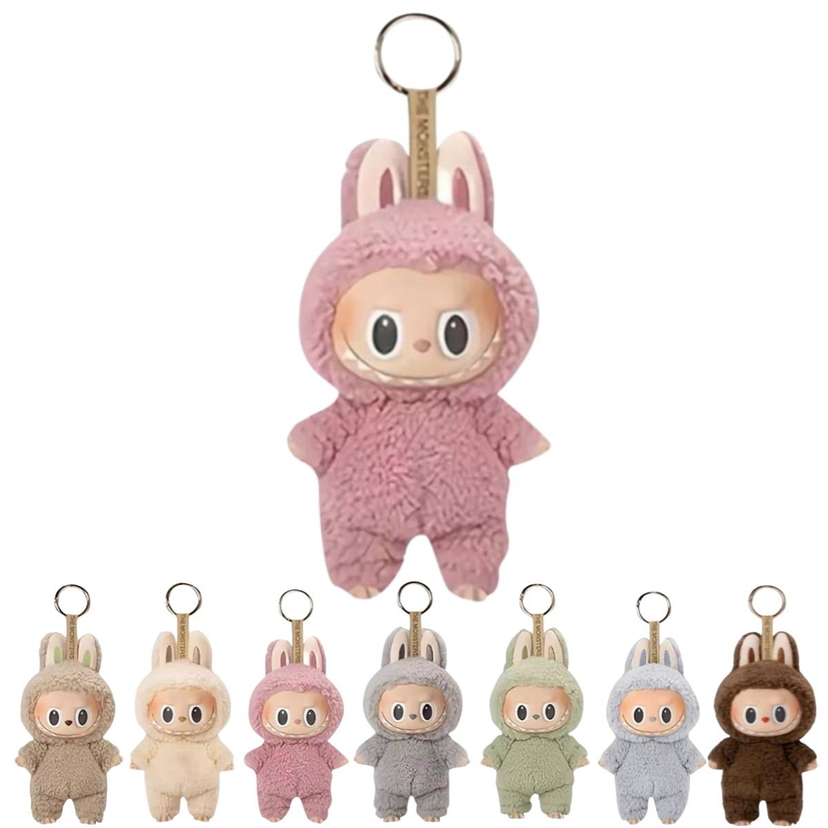 POP MART LABUBU The Monsters Etciting Macaron Plush Dolls Figure Toy ...