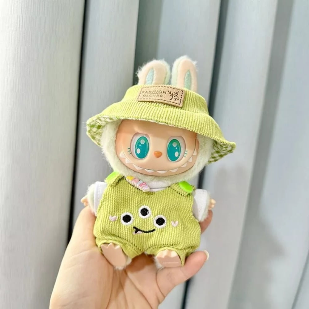 POP MART LABUBU The Monsters Have A Seat Doll Matcha Green Jumpsuits ...