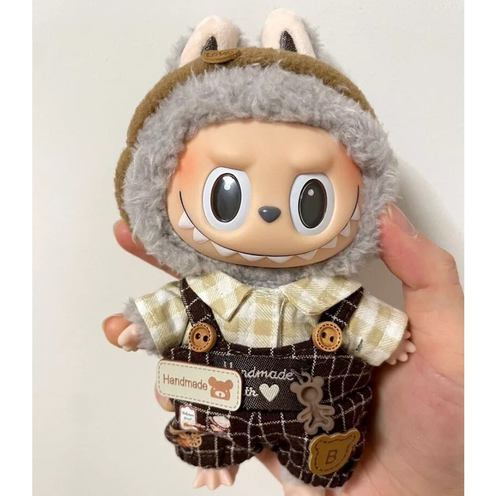 POP MART LABUBU The Monsters Plush Diy Cute and handsome Clothes ...