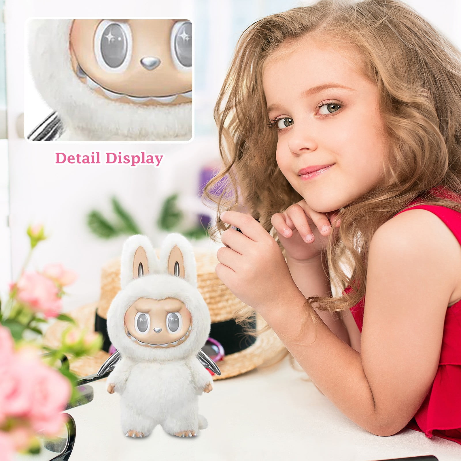 POP MART LABUBU The Monsters Series Etciting Macaron Plush Doll, Angel ...