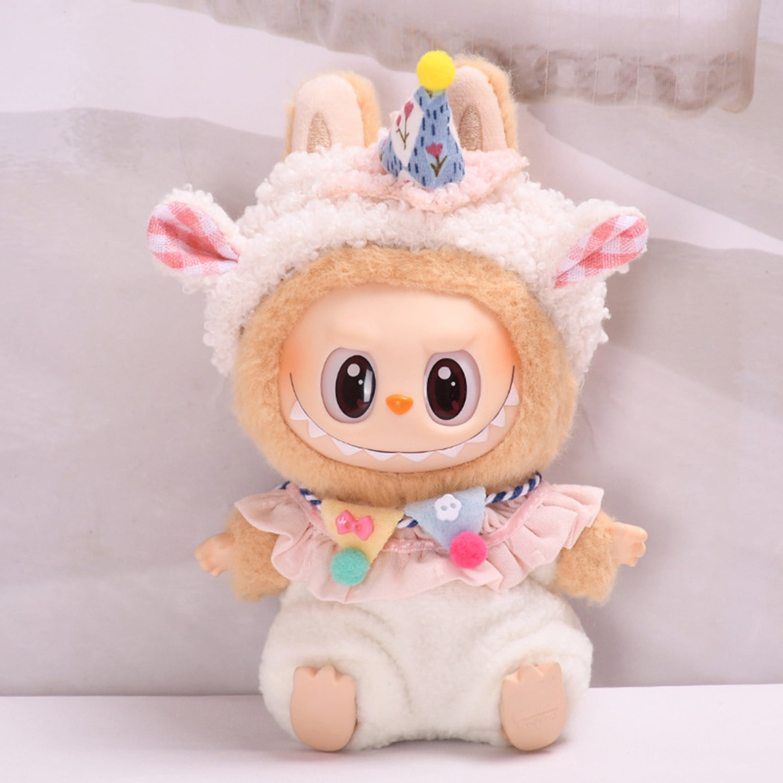 POP MART Macaroon Labubu Plush Toy Dress Up Costume: A Vigorous Present for a Youngster's ...