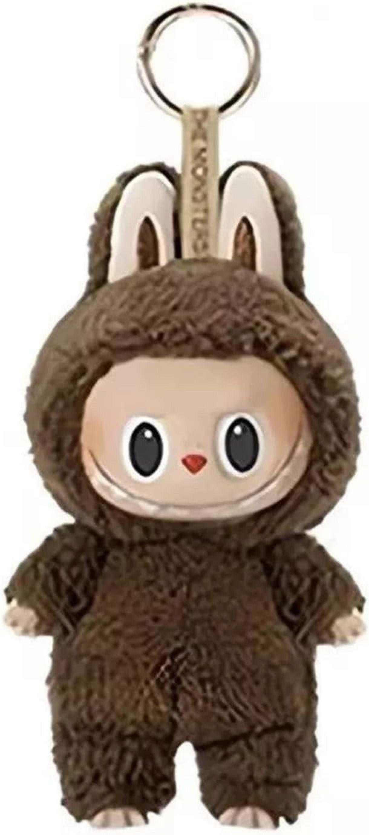 POP MART Labubu Plush Keychain, PopMart Labubu Monster Keychain Cuddly ...