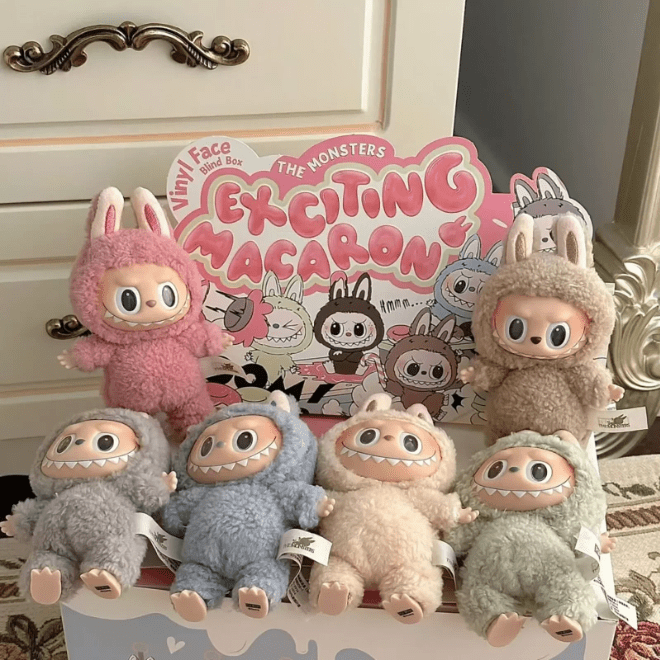 POP MART Labubu Plush Toys, 6.7in Labubu Plush Doll Clothes Labubu ...