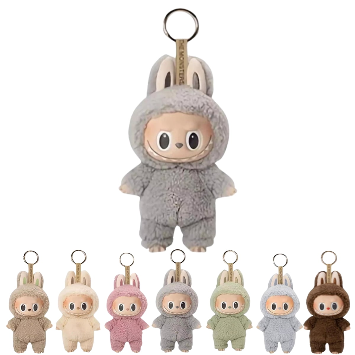 POP MART Labubu Plush Toys, 6.7in Labubu Plush Doll Clothes Labubu ...