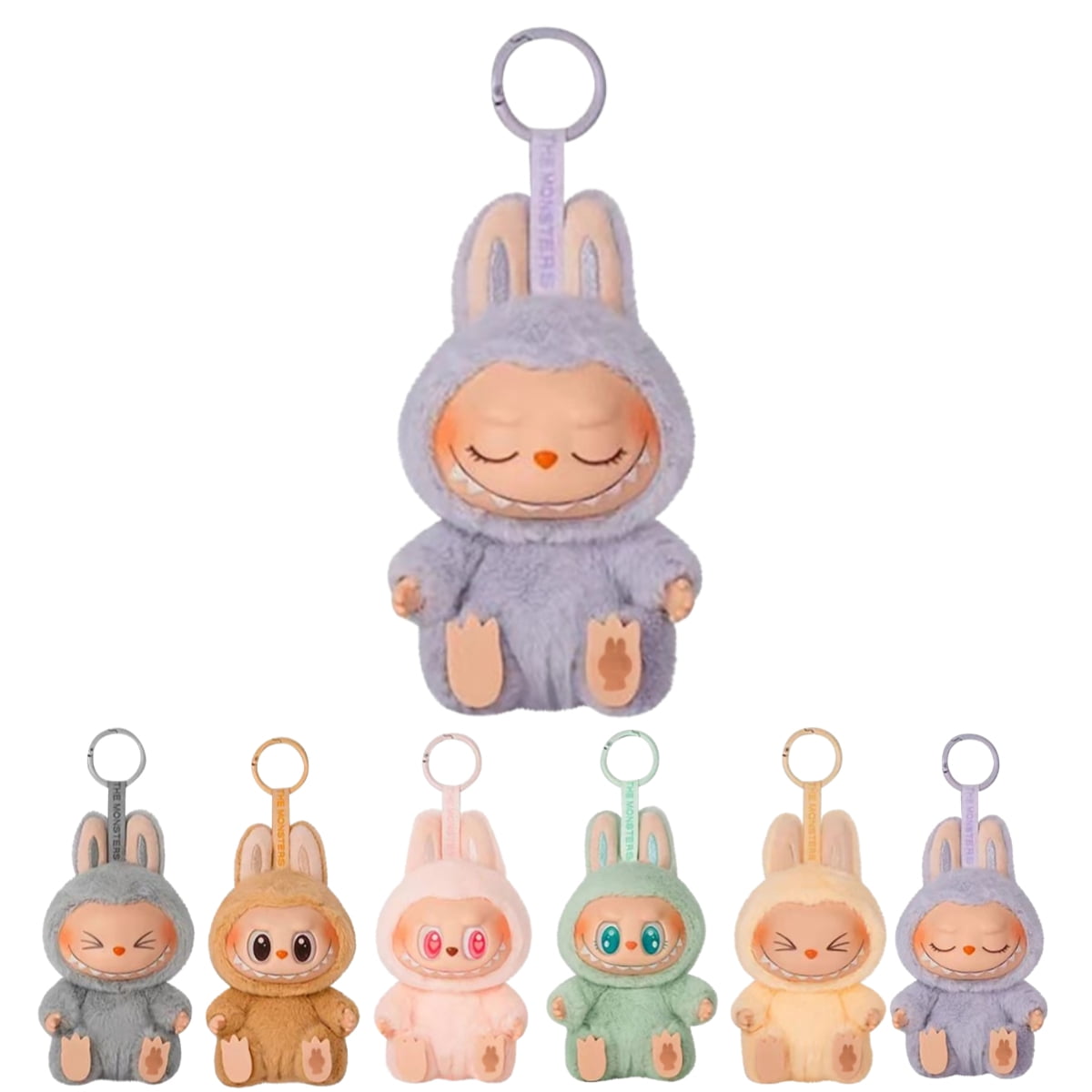 POP MART Labubu Plush Toys the Monster Pendant Plush Pendant Toys,6.7in ...