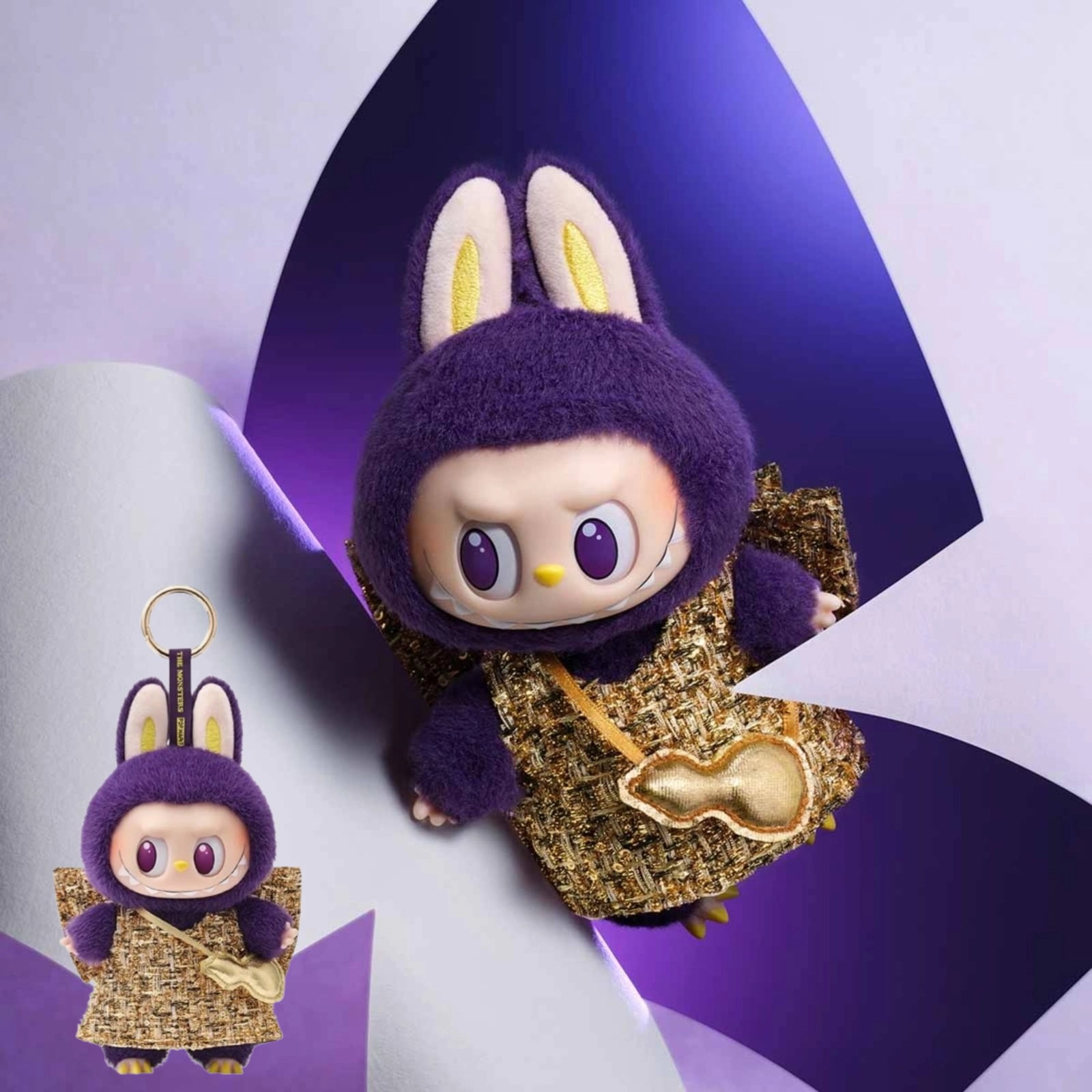 POP MART The Monsters LABUBU Toys, LABUBU Wings Of Fortune Plush Dolls Collectible Item, LABUBU ...