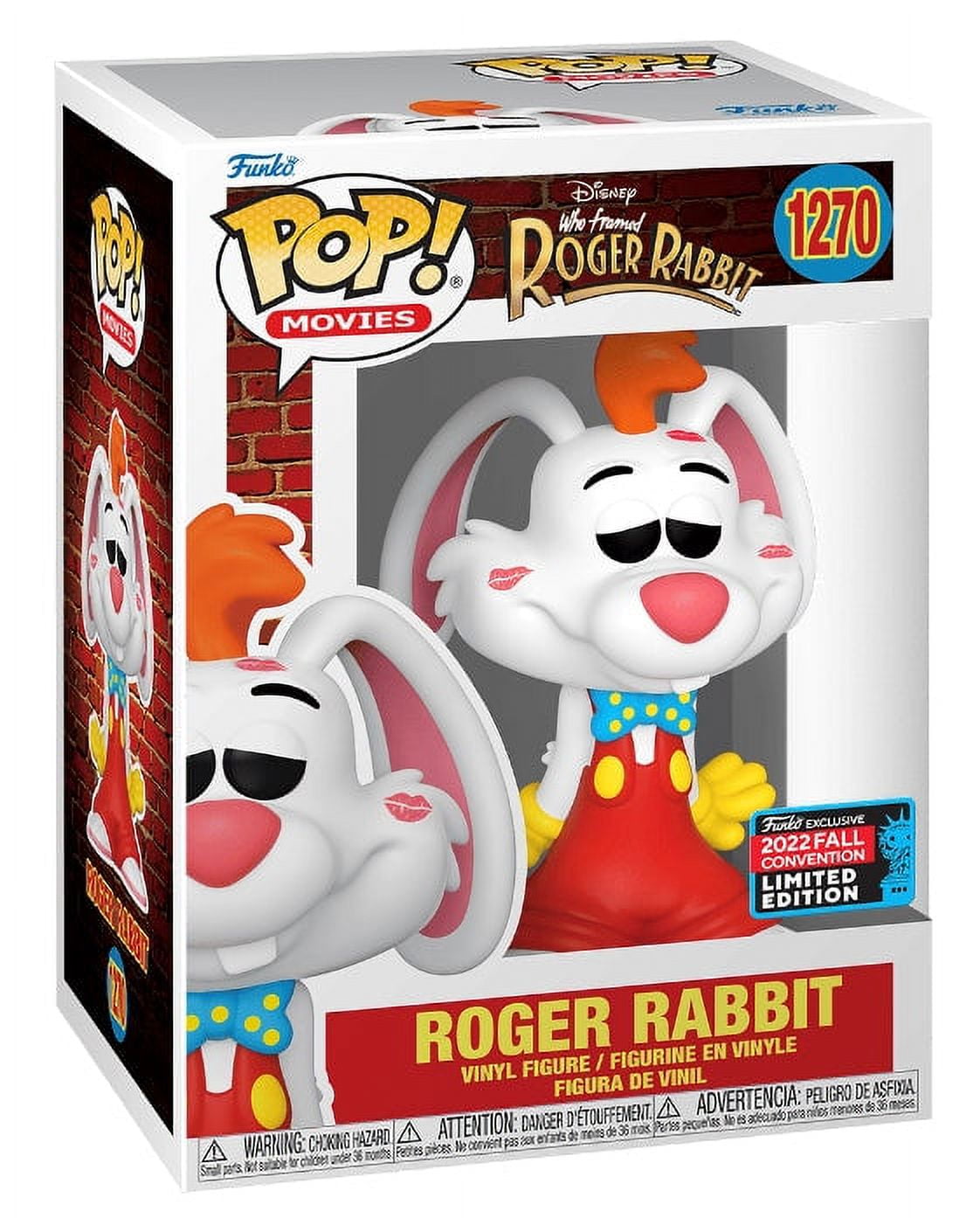 Funko Pop! Who Framed Roger Rabbit: Roger Rabbit #1270 Convention ...