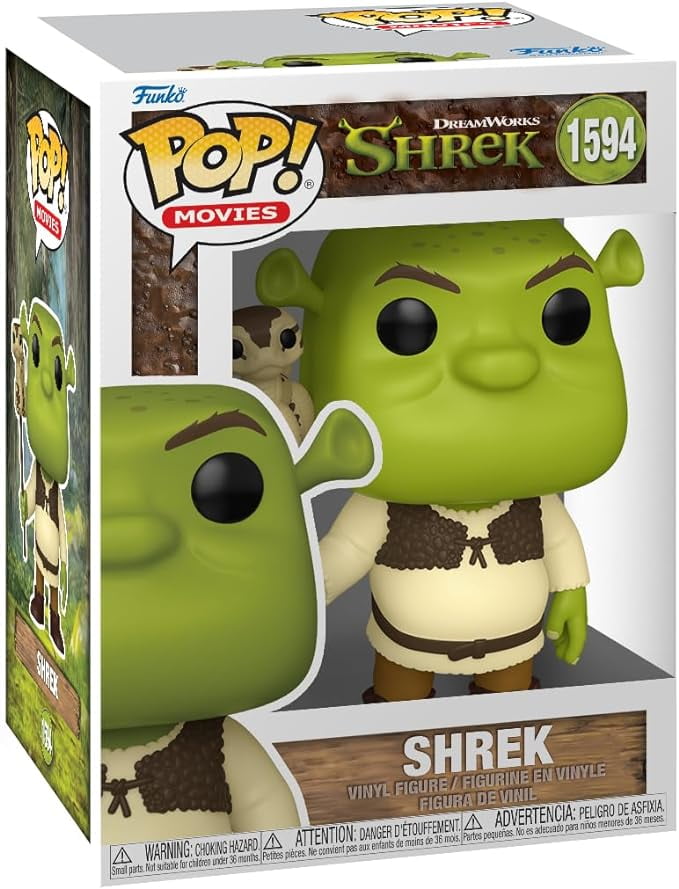 POP Movies: Shrek DW30th- Shrek w/Snake - Walmart.com