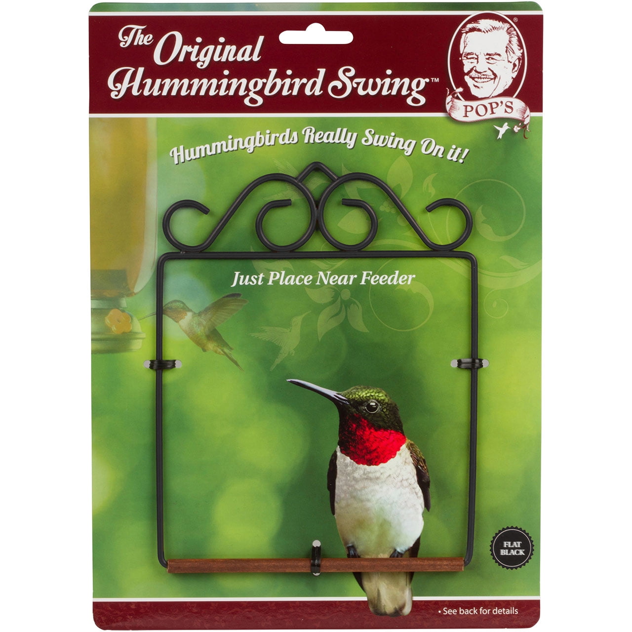 POP'S Original Hummingbird Swing Black - Walmart.com