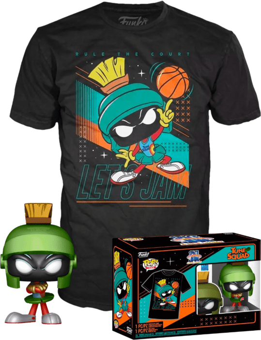 Funko Pop Tees - Space Jam: A New Legacy (2021) - Tune Squad Marvin the ...