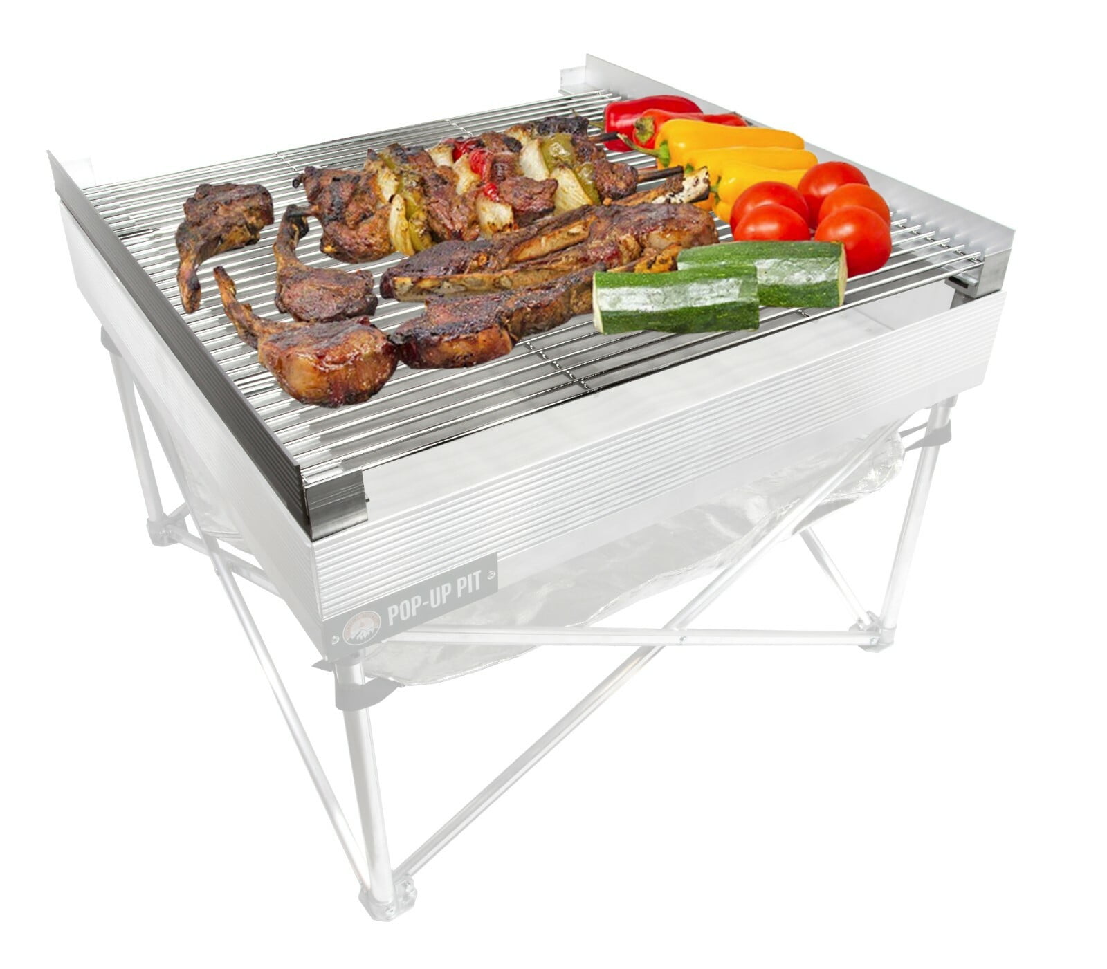 POP-UP FIRE PIT QUAD-FOLD GRILLING GRATE KIT - Walmart.com