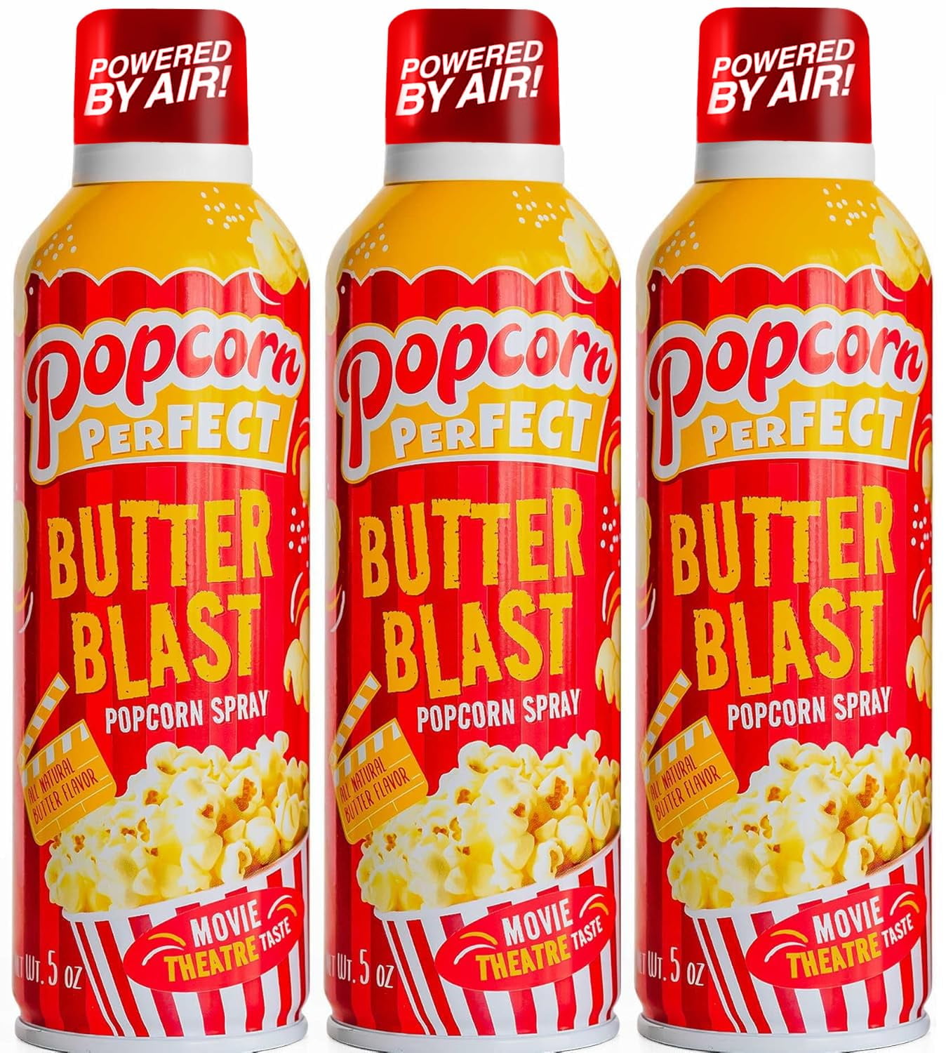POPCORN PERFECT: Popcorn Butter MFF30 spray for Microwave and Popcorn ...