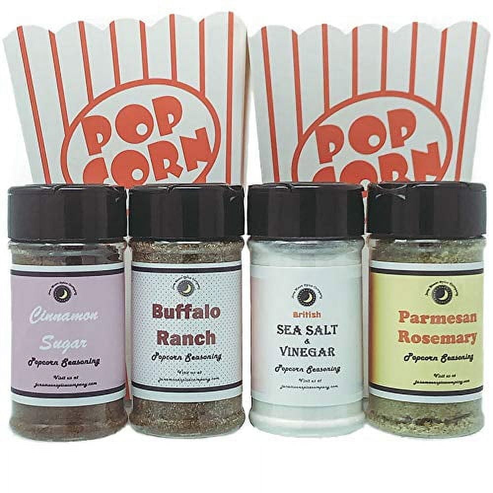 June Moon Spice Company's Popcorn Seasoning Variety Pack | 4 Flavors ...
