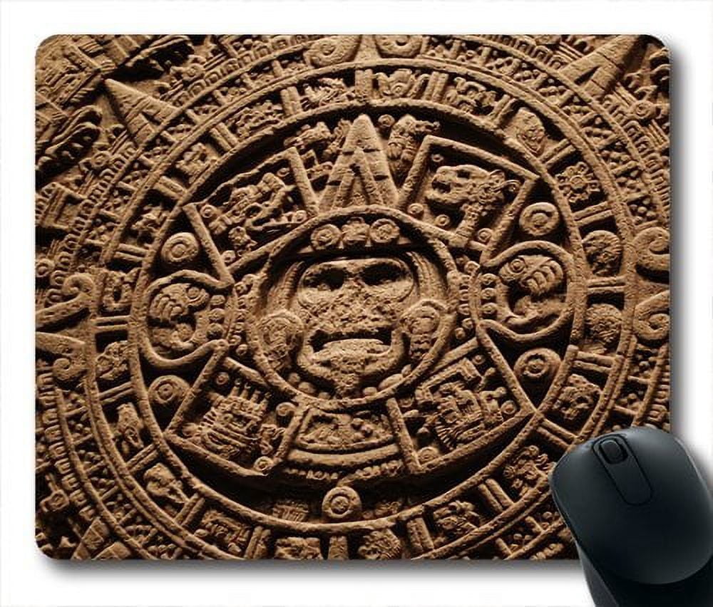 POPCreation Aztec Calendar Mouse pads Gaming Mouse Pad 9.84x7.87 inches ...