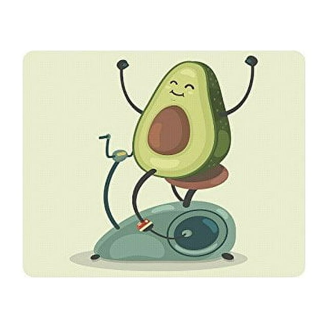 POPCreation Cute Avocado Mouse Pad Gaming Mousepad 9.84"(L) x 7.87"(W ...