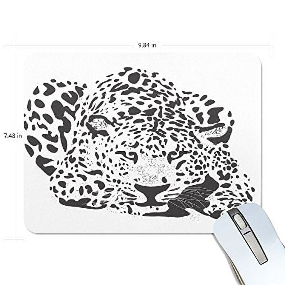 POPCreation Lay The Snow Leopard Mouse pads Gaming Mouse Pad 9.84x7.87 ...
