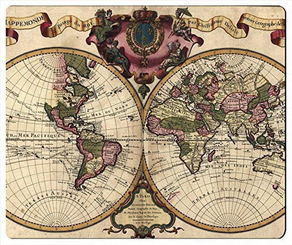 POPCreation Old Classic World Map Mouse pads Gaming Mouse Pad 9.84x7.87 ...