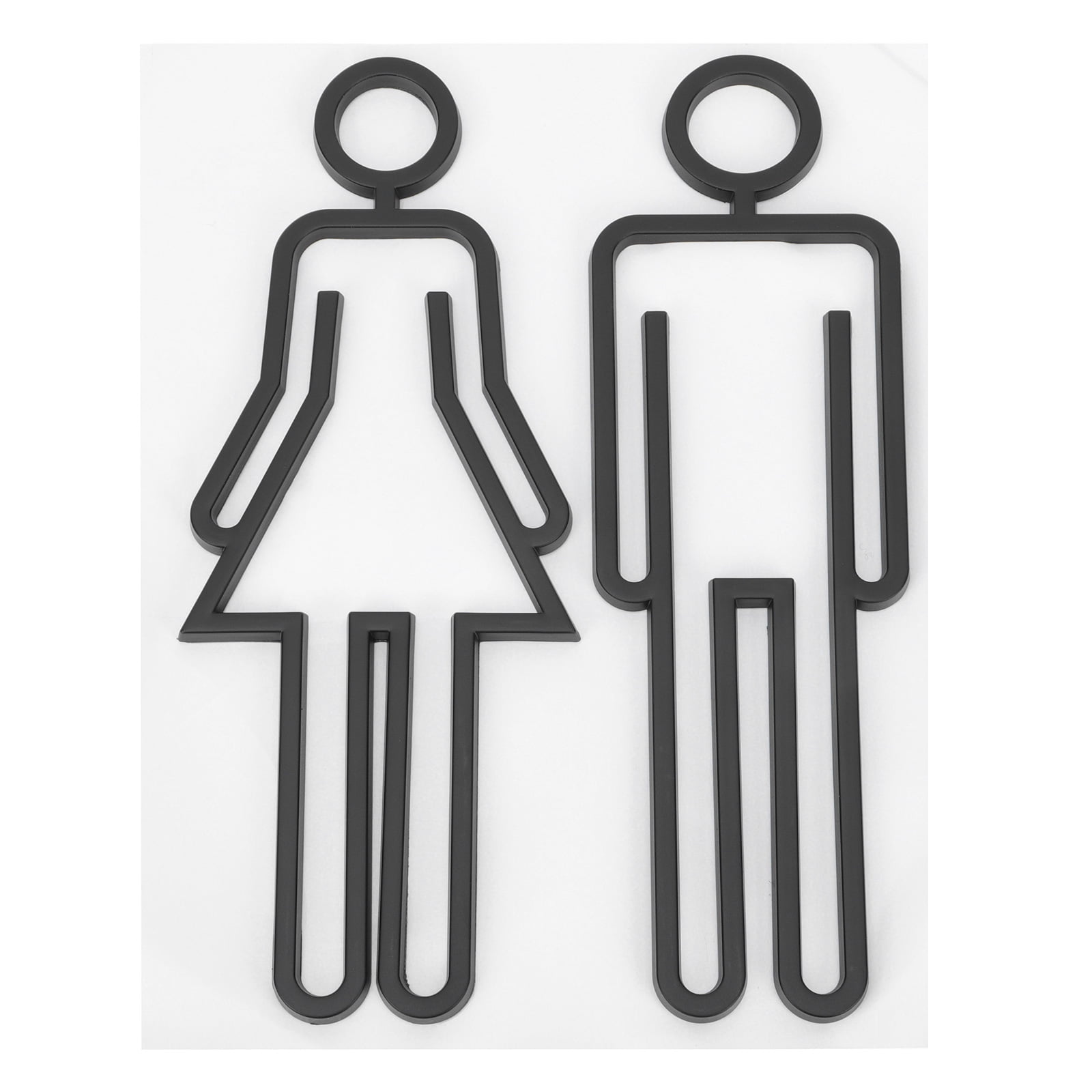 POPETPOP 1 Pair Toilet Signs Toilet Identification Plates Restroom ...
