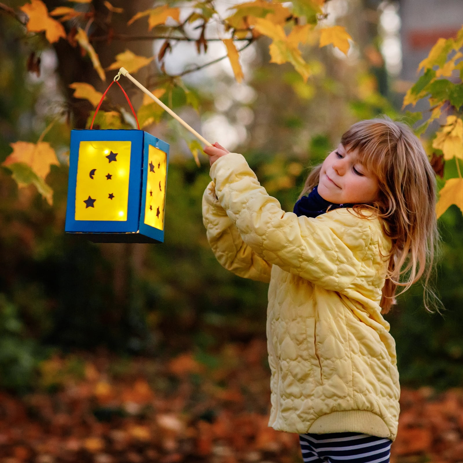 POPETPOP Durable Bamboo Lantern Sticks for Kids Party Decorations 100 ...