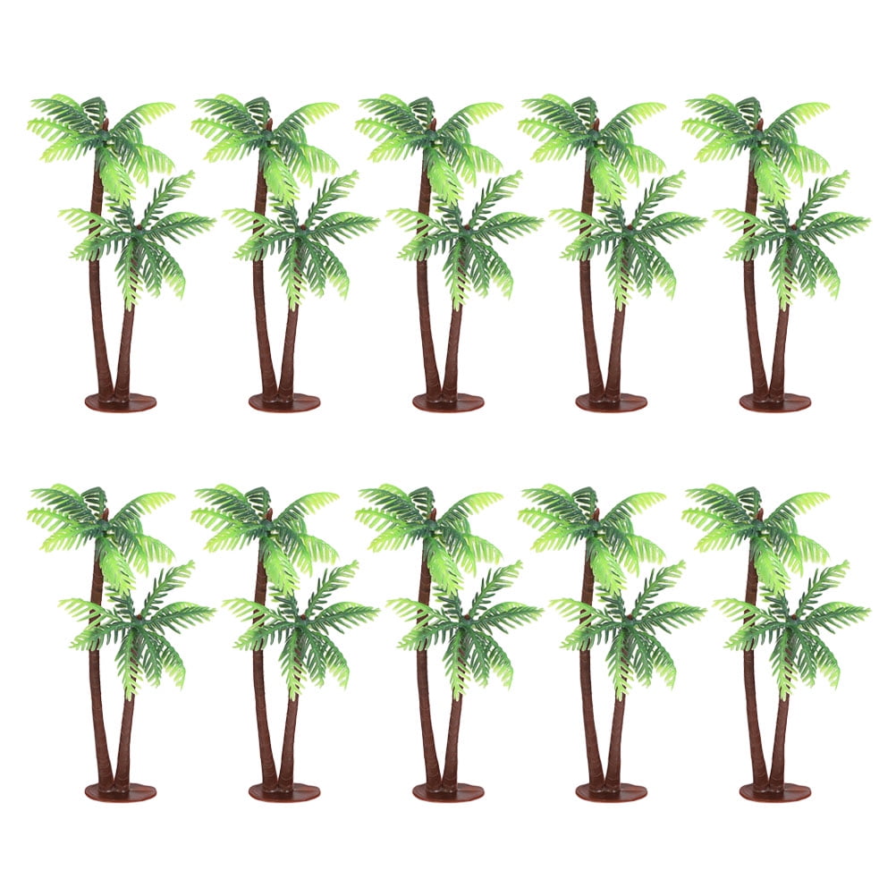 POPETPOP 10pcs Premium Simulation Coconut Trees Faux Coconut Trees Fake ...