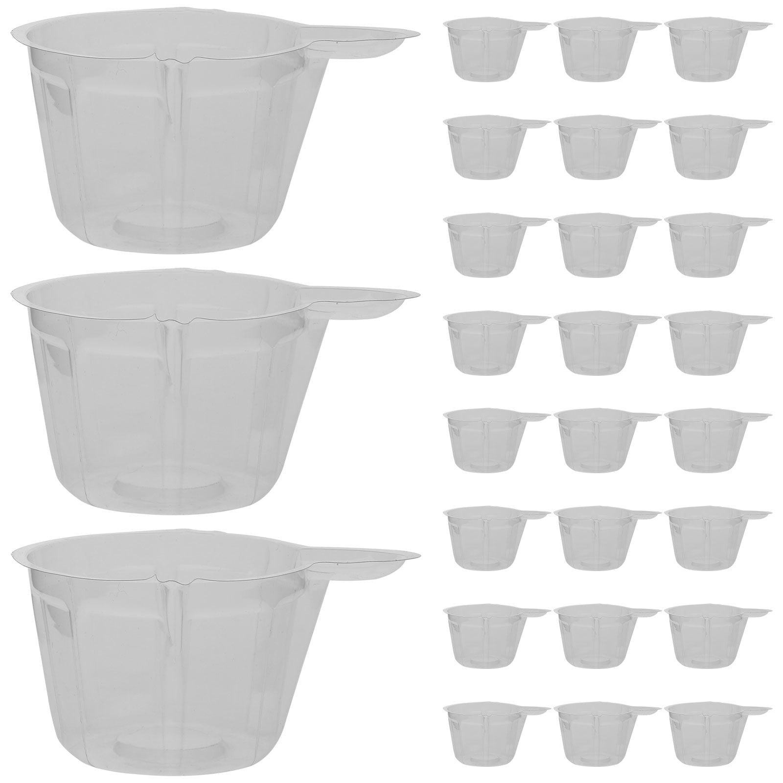 POPETPOP 200Pcs Pigment Mixing Cups Crystal Epoxy Plastic Cups DIY ...