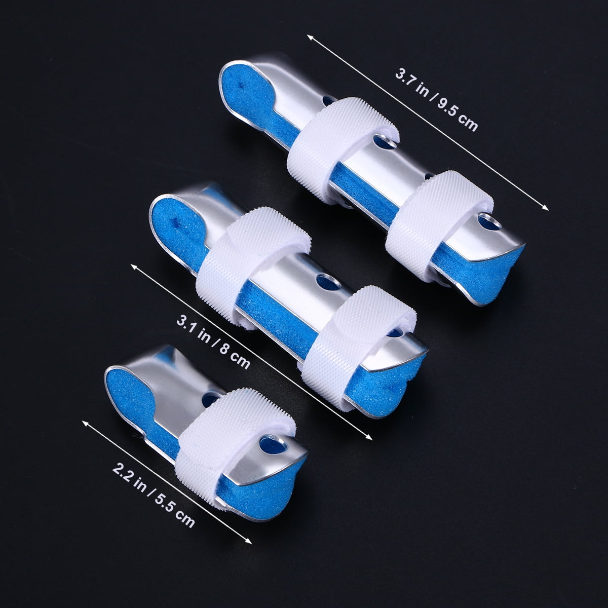 POPETPOP 3-Size Pack Finger Splints for Finger Knuckle Immobilization ...